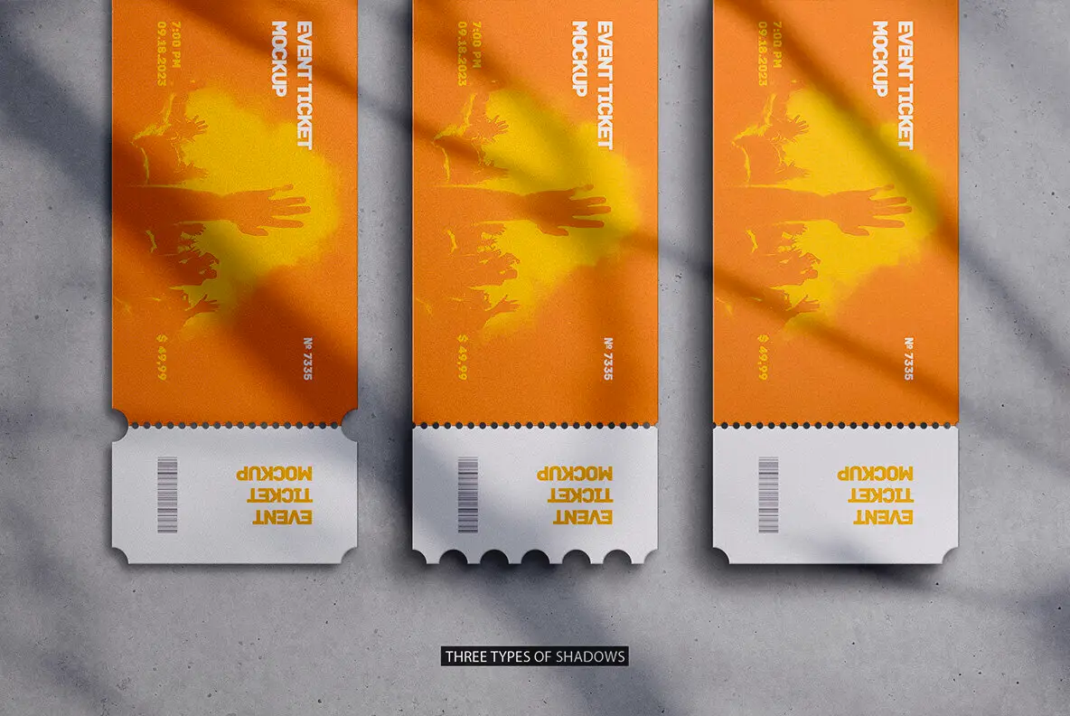 Event Tickets Mockup Graphics - YouWorkForThem