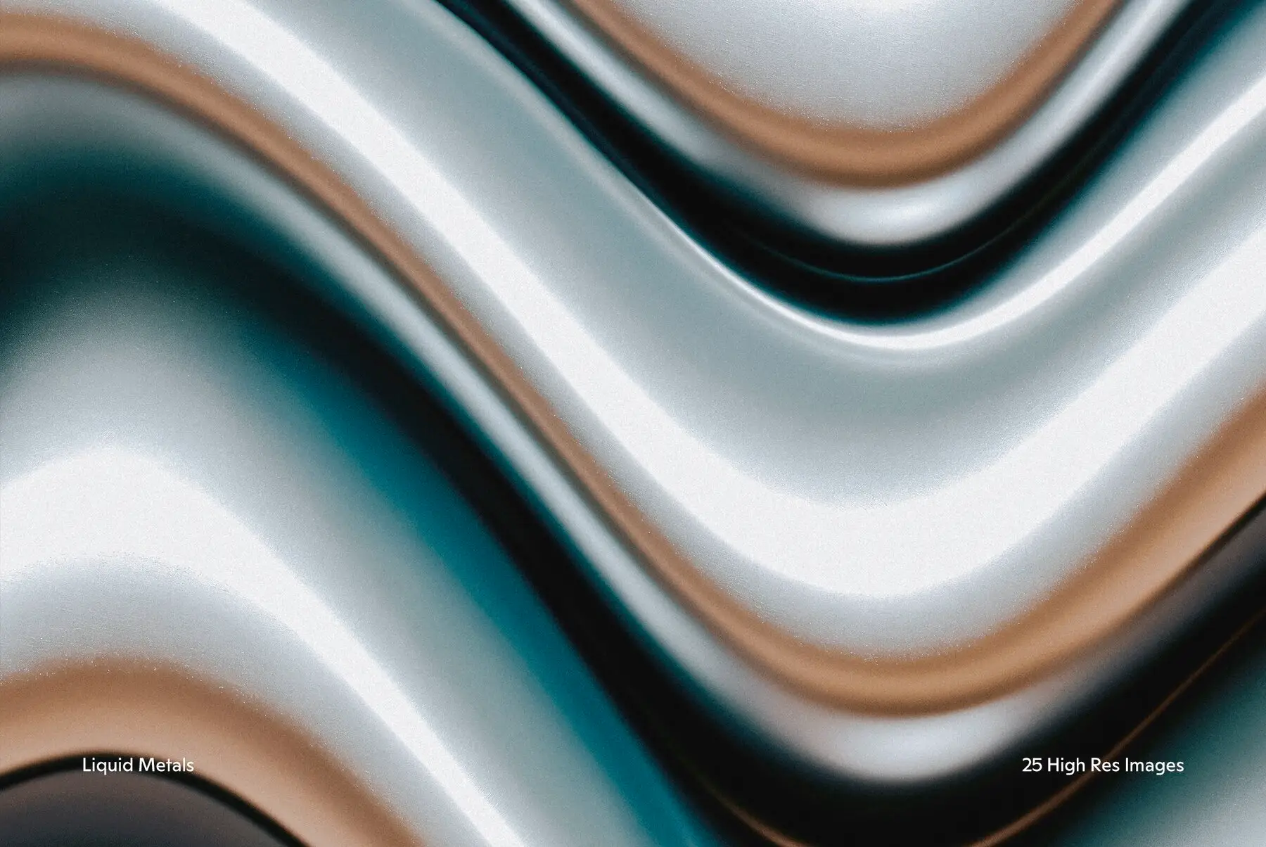 Liquid Metals 2: Sleek AI-Generated Metal Backgrounds by Abstractistic ...