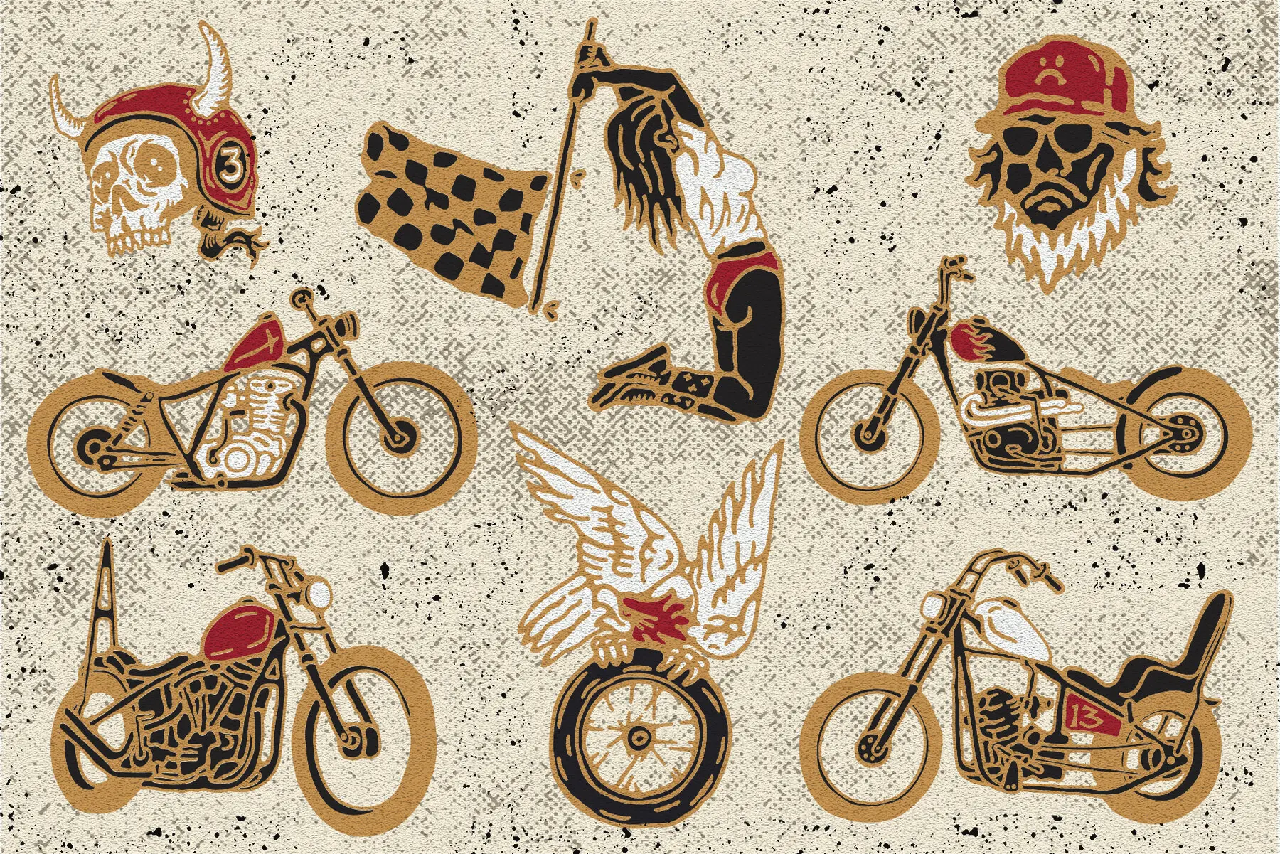 CHOPPER LIFE BY AROKA Graphics - YouWorkForThem