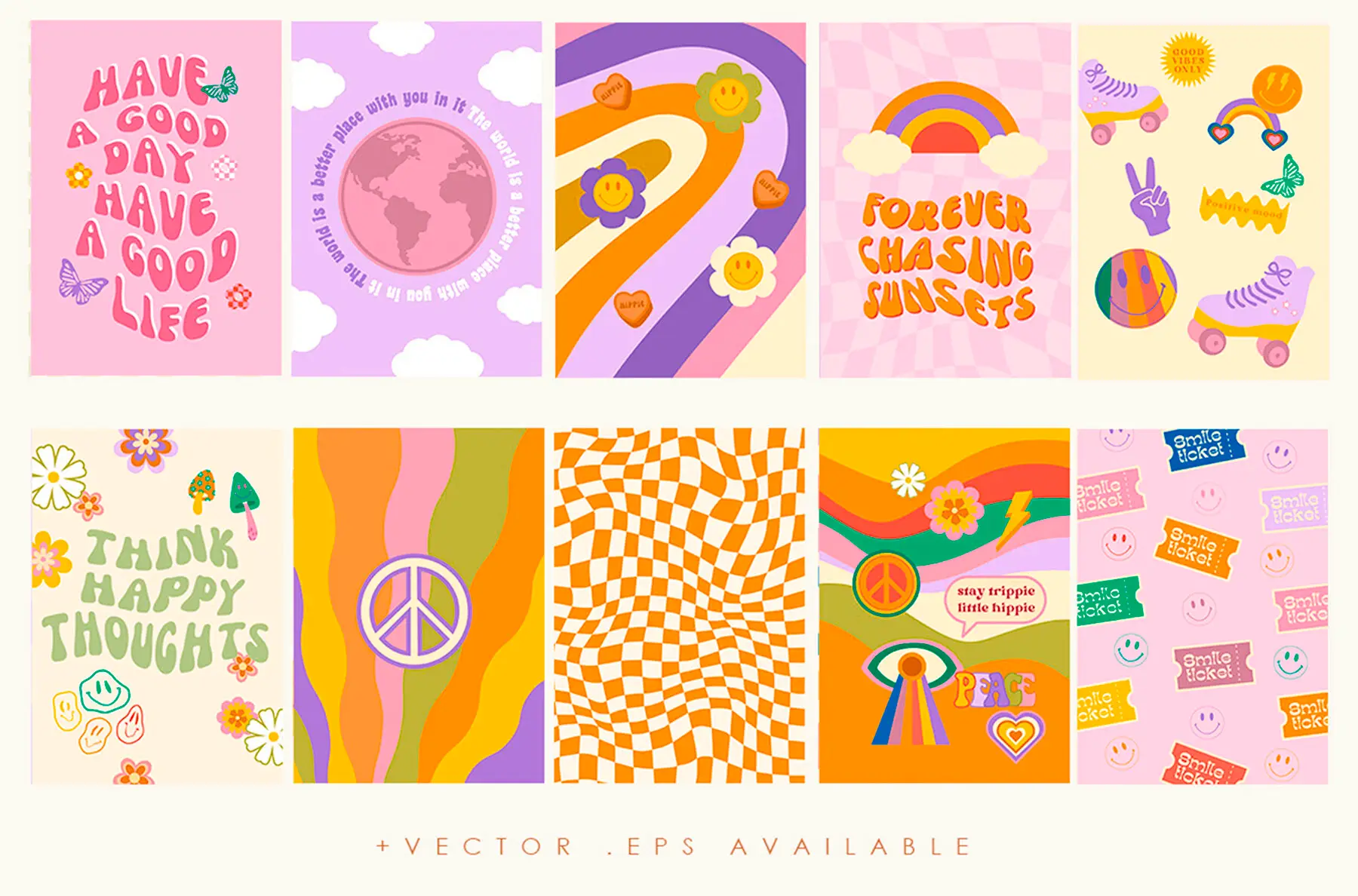 Retro Vibes Art 70s 90s Graphics - YouWorkForThem