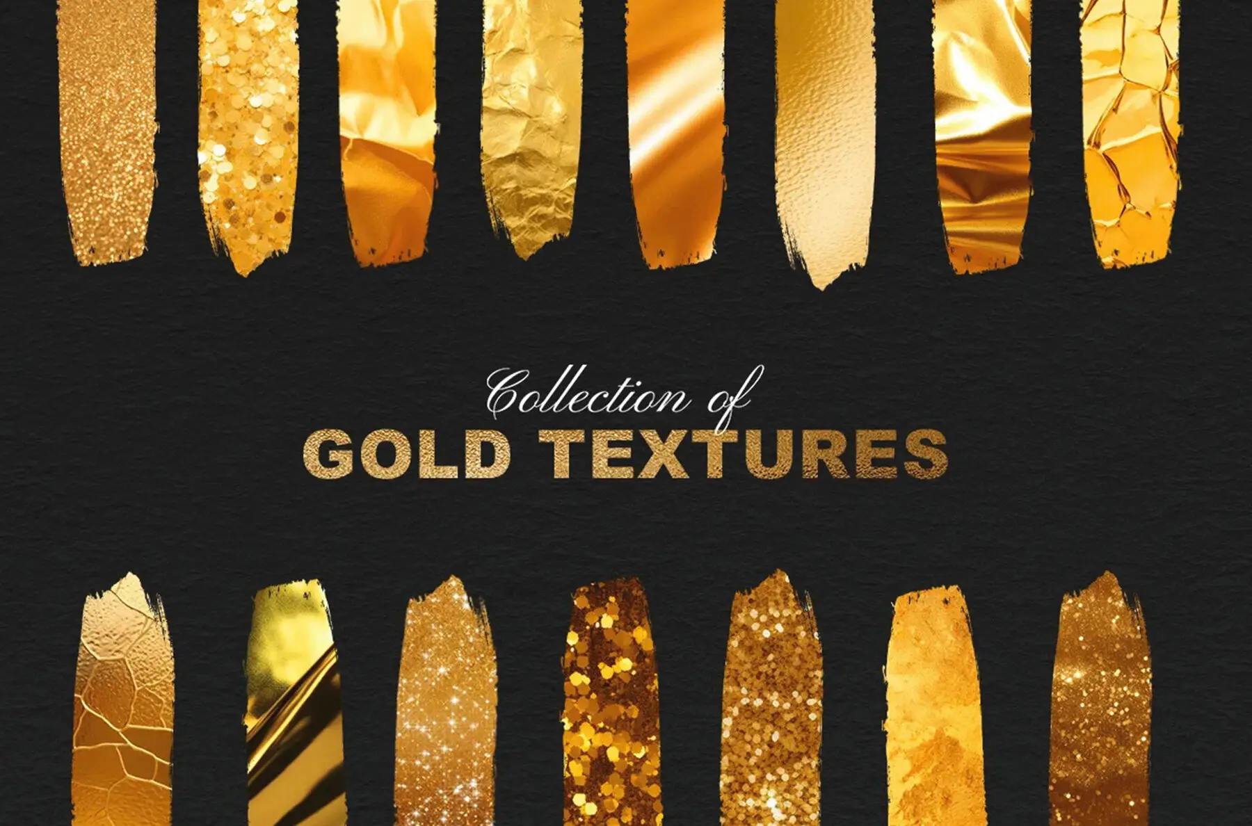 60 Gold Silver Foil Glitter Textures Graphics - YouWorkForThem
