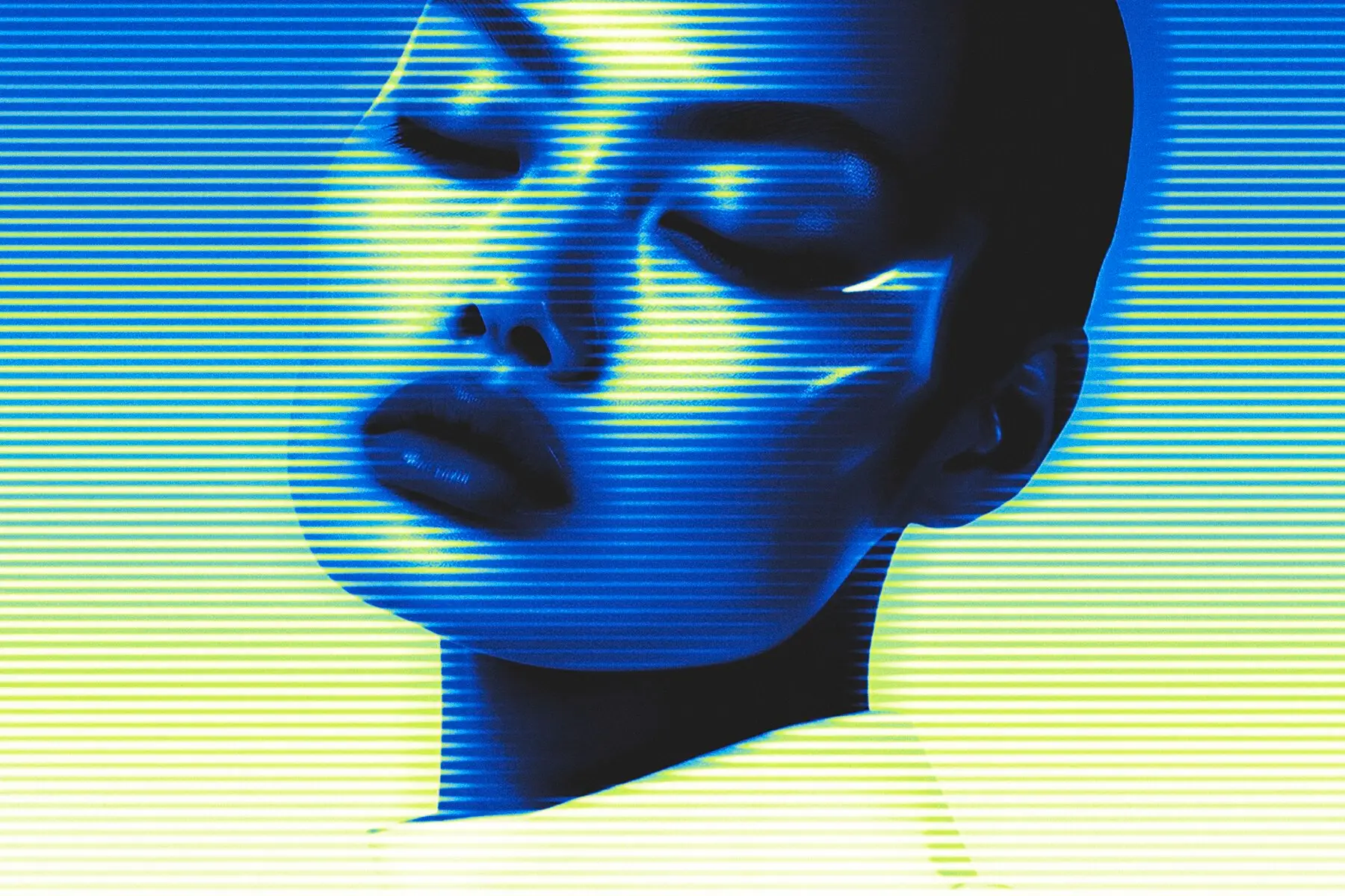 Screen Lines Photo Effect - YouWorkForThem