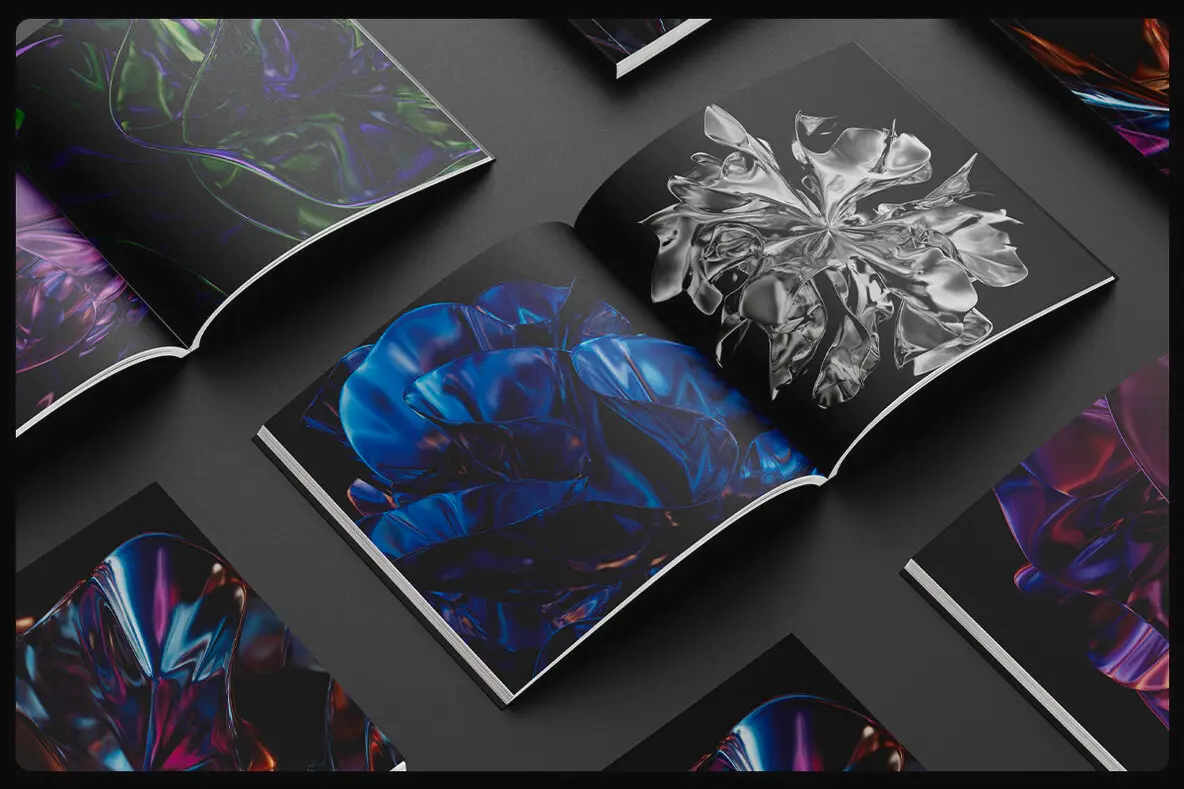 Abstract Bloom - 3D Textures Graphics - YouWorkForThem