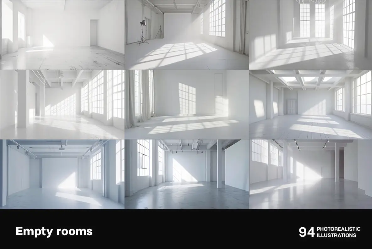 Empty rooms Graphics - YouWorkForThem
