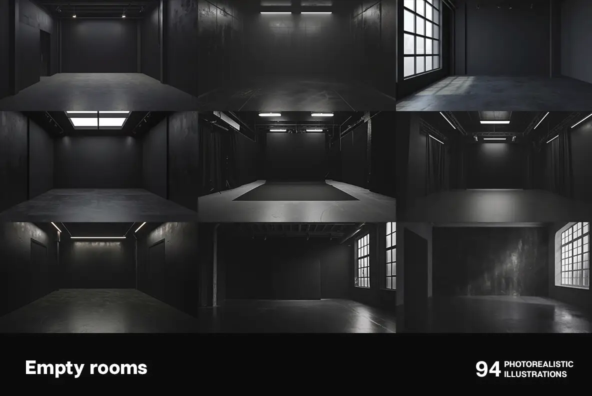 Empty rooms Graphics - YouWorkForThem