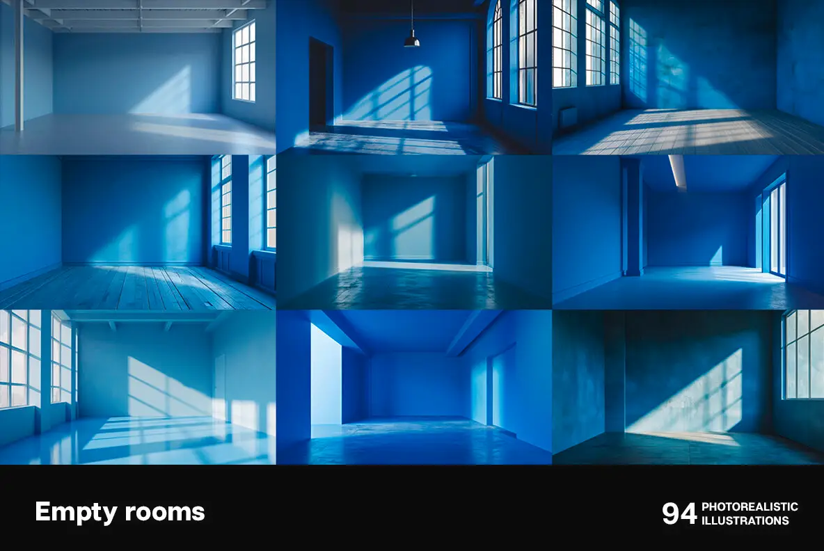 Empty rooms Graphics - YouWorkForThem