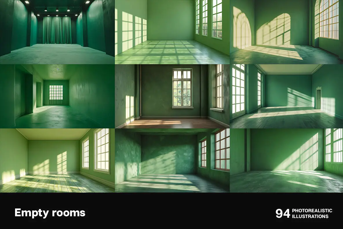 Empty rooms Graphics - YouWorkForThem