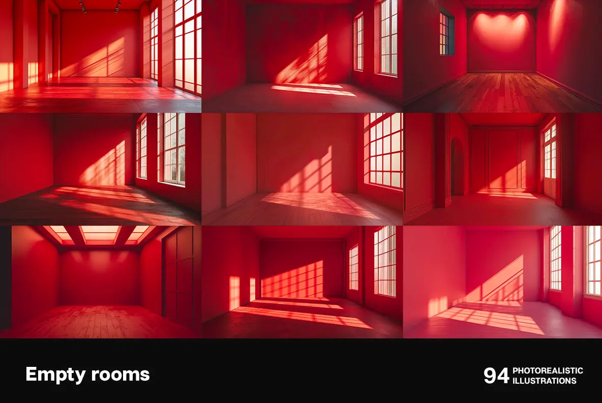 Empty rooms Graphics - YouWorkForThem