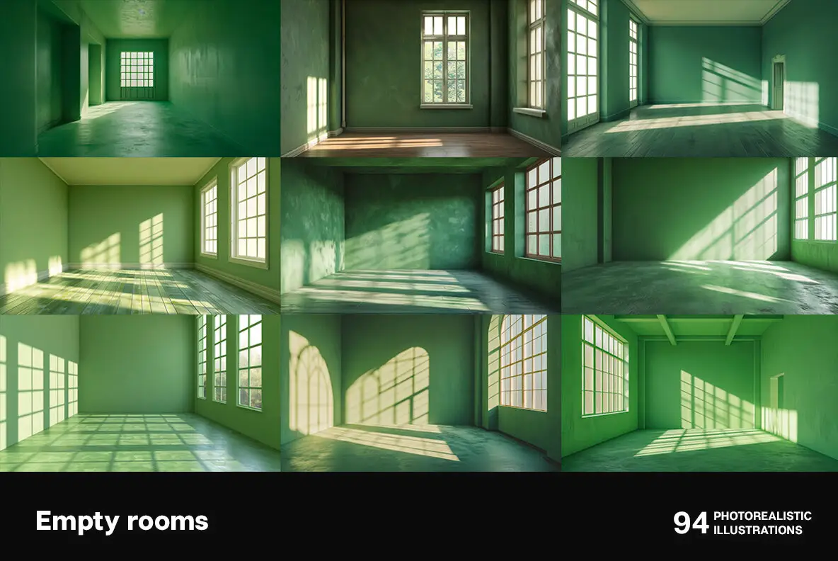 Empty rooms Graphics - YouWorkForThem