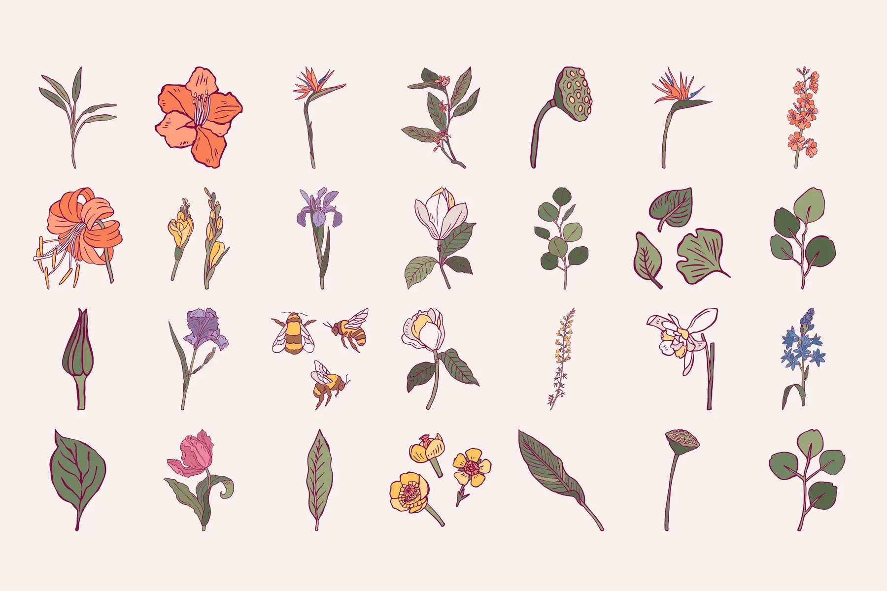 Flower Boom Prints Posters Graphics - YouWorkForThem