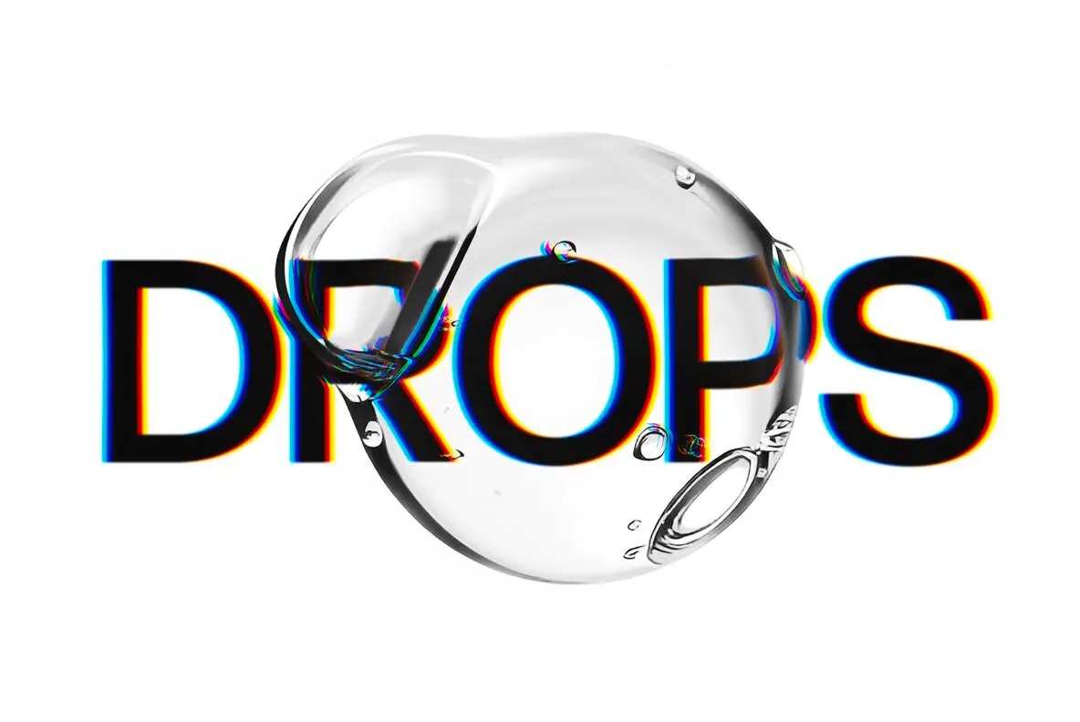 Water Drops Text Effects - YouWorkForThem