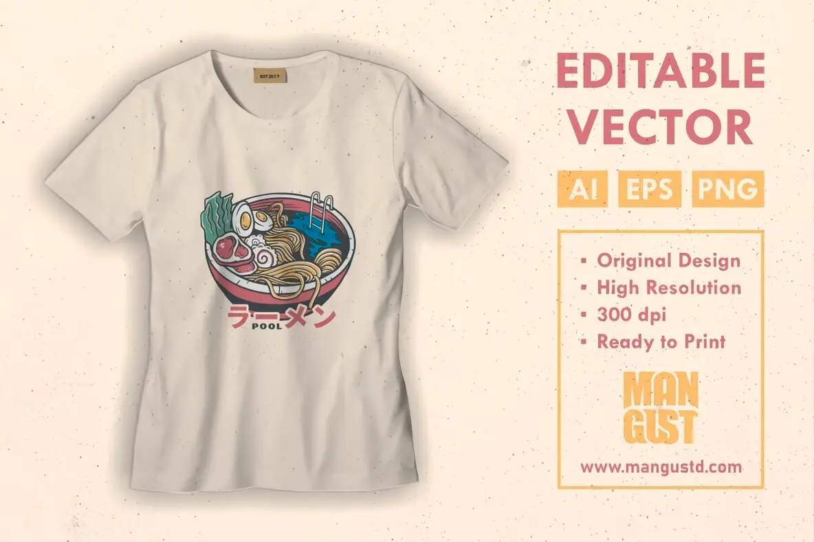 Ramen Pool Graphics - YouWorkForThem