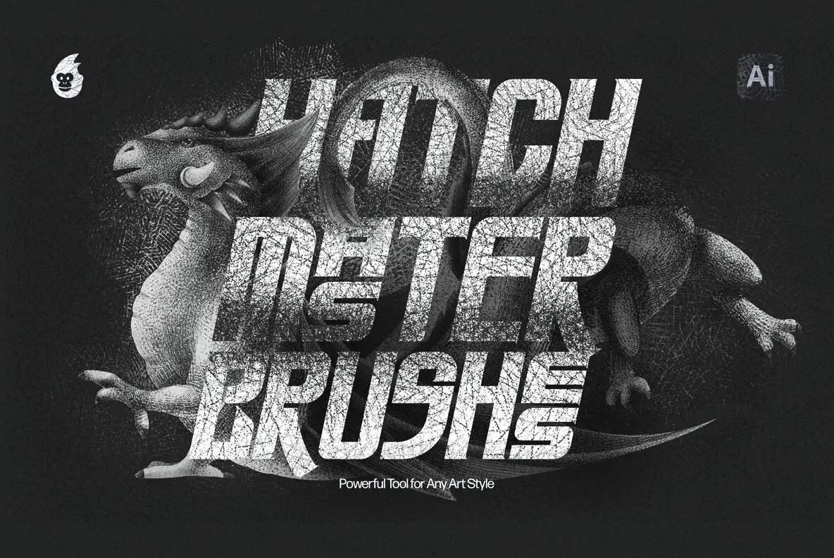 Hatch Master Brushes for Illustrator - YouWorkForThem