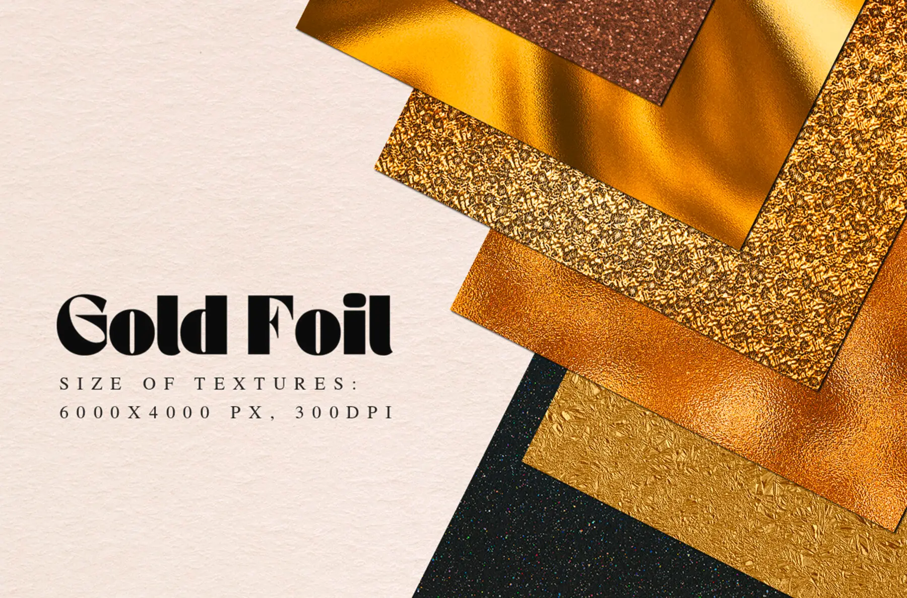 Gold Foil Glitter Paper Vol.2 Graphics - YouWorkForThem