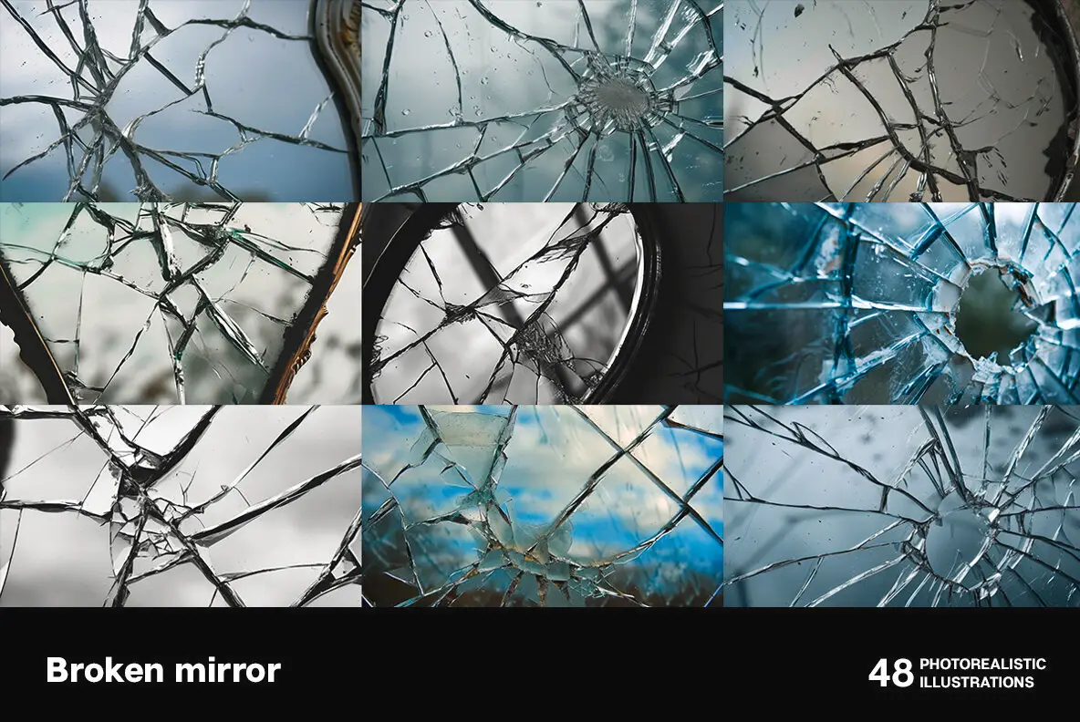 Broken mirrors Textures - YouWorkForThem
