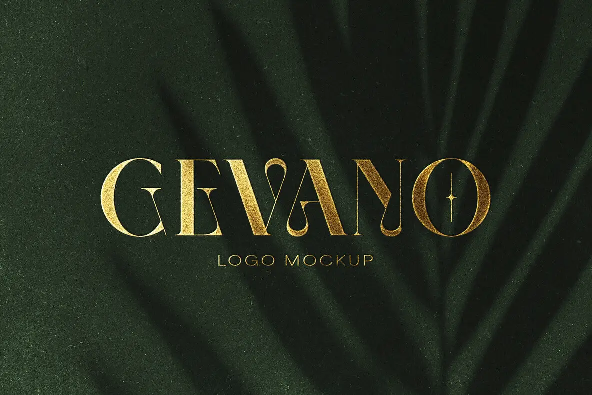 Embossed Foil Logo Mockup Graphics - YouWorkForThem