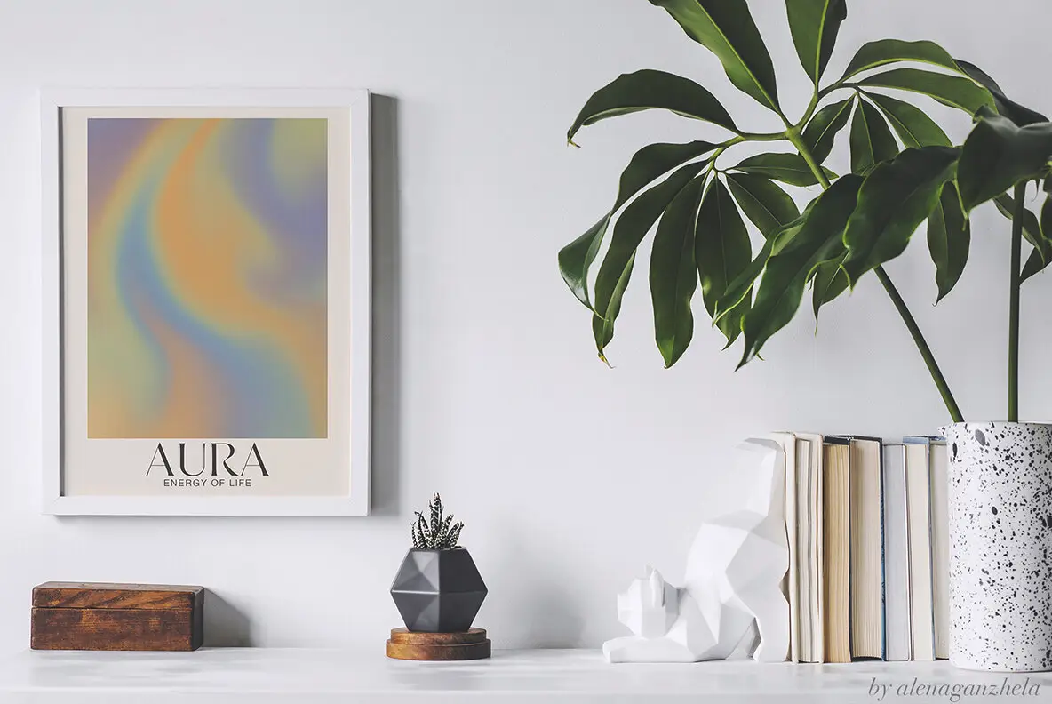 AURA GRADIENT - Shapes Textures Graphics - YouWorkForThem