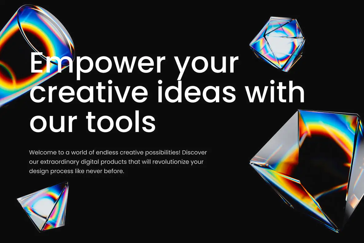 Prism Glass 3D Shapes 3D - YouWorkForThem