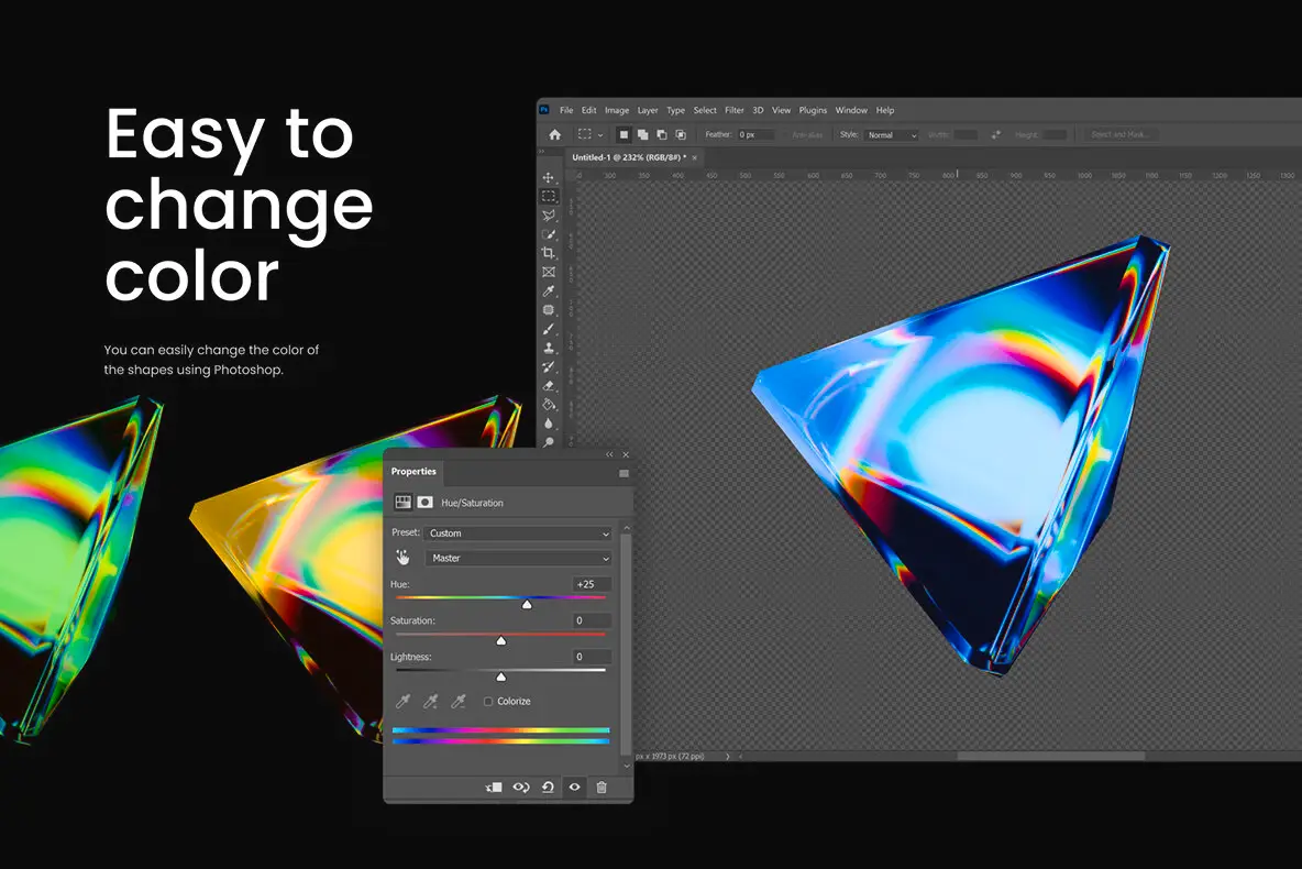 Prism Glass 3D Shapes 3D - YouWorkForThem
