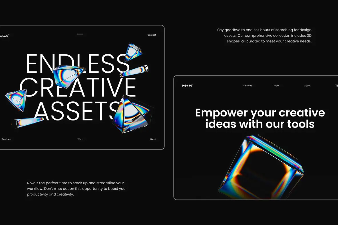 Prism Glass 3D Shapes 3D - YouWorkForThem