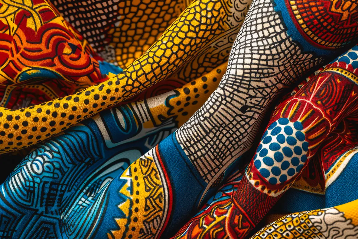 African fabric patterns Graphics - YouWorkForThem