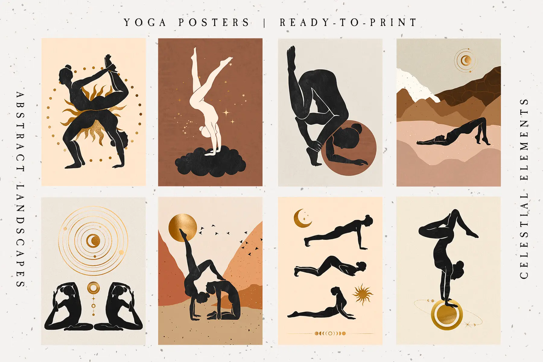 Magic Yoga Esoteric Set Illustrations - YouWorkForThem