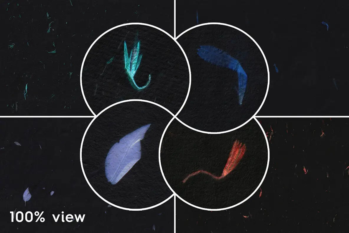 10 Floral Black Rice Paper Textures Graphics - YouWorkForThem