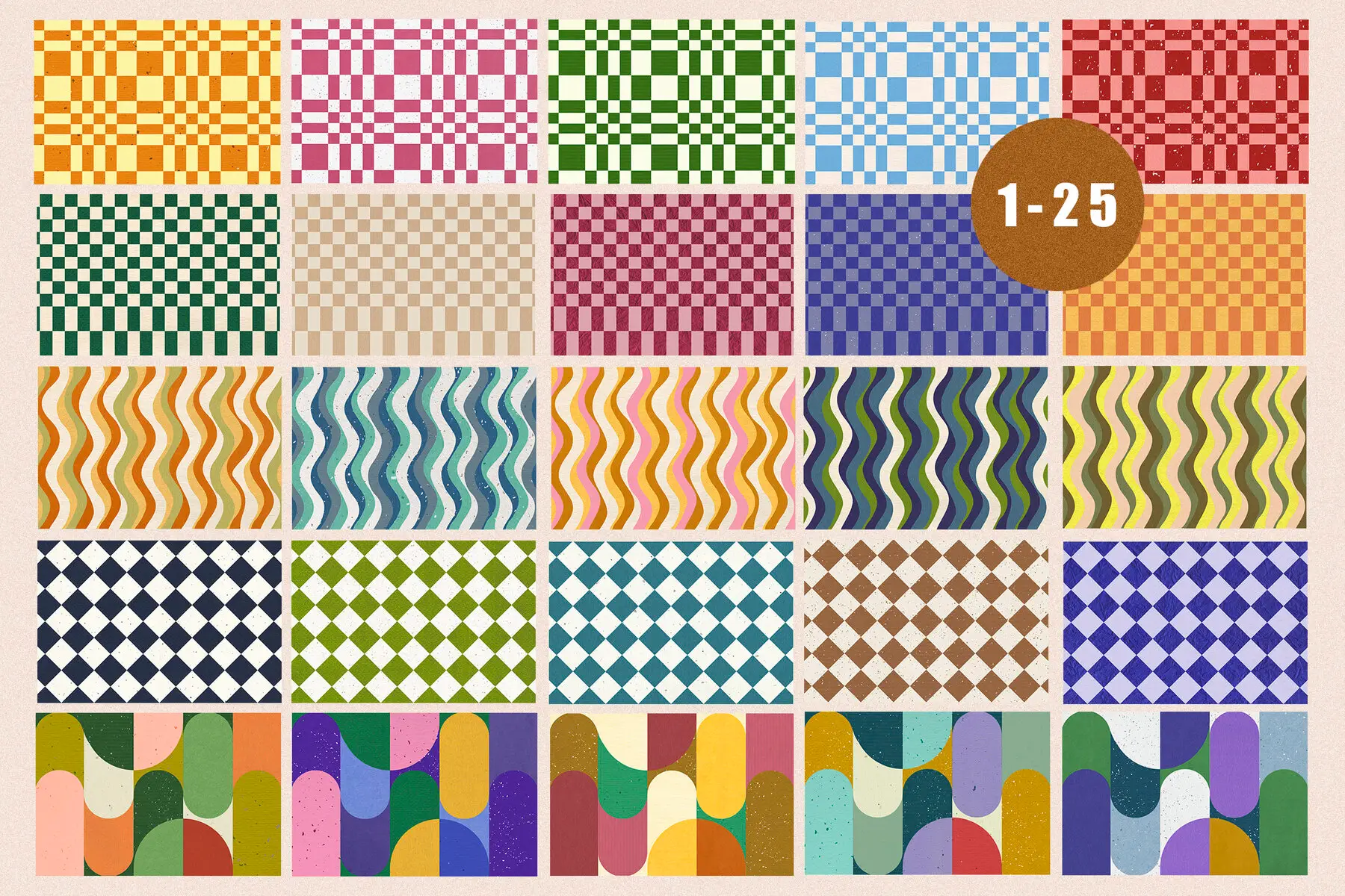 160 Retro Collage Textures Graphics - YouWorkForThem