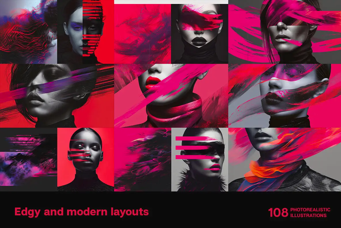 Edgy and modern layouts Abstract - YouWorkForThem