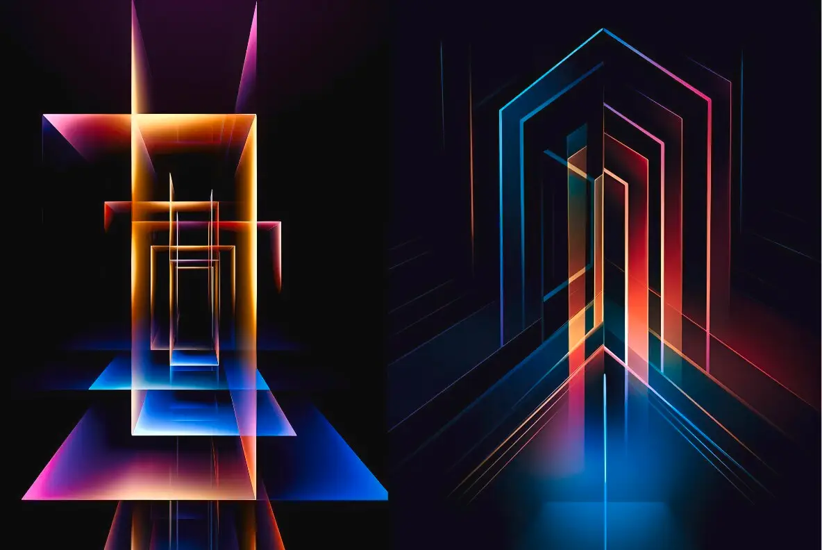 Glass Chromatic backgrounds Graphics - YouWorkForThem