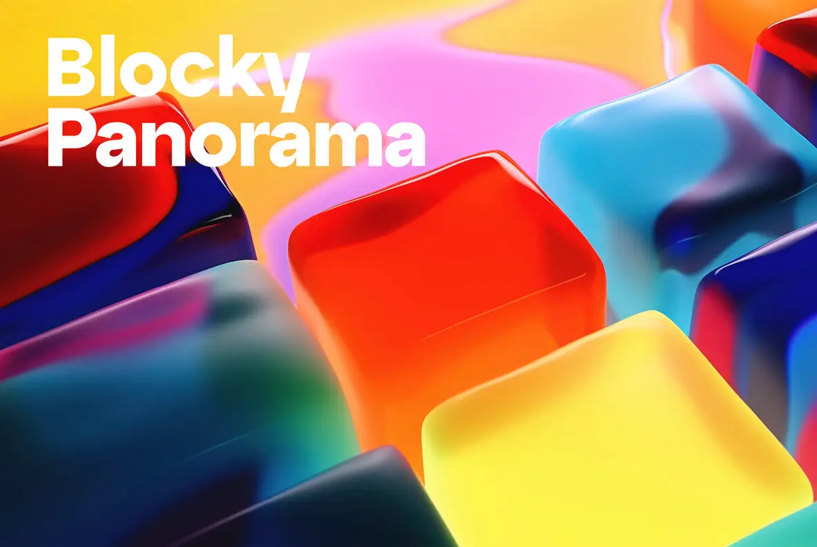 Blocky Panorama Graphics - YouWorkForThem