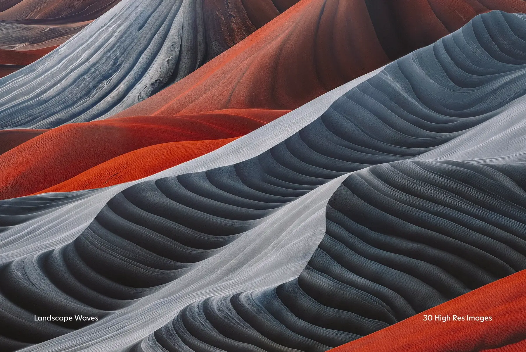 Landscape Waves Graphics: Versatile Background Wallpapers for Design ...