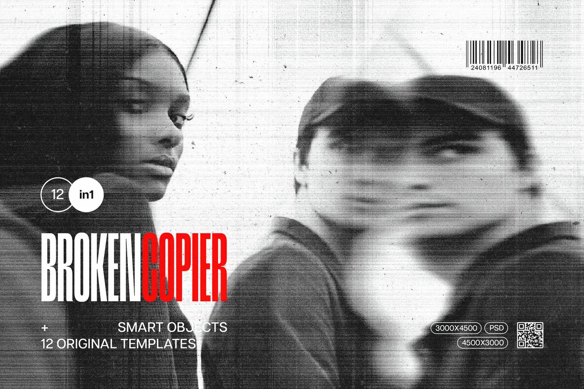 Broken Copier Photo Effects - YouWorkForThem