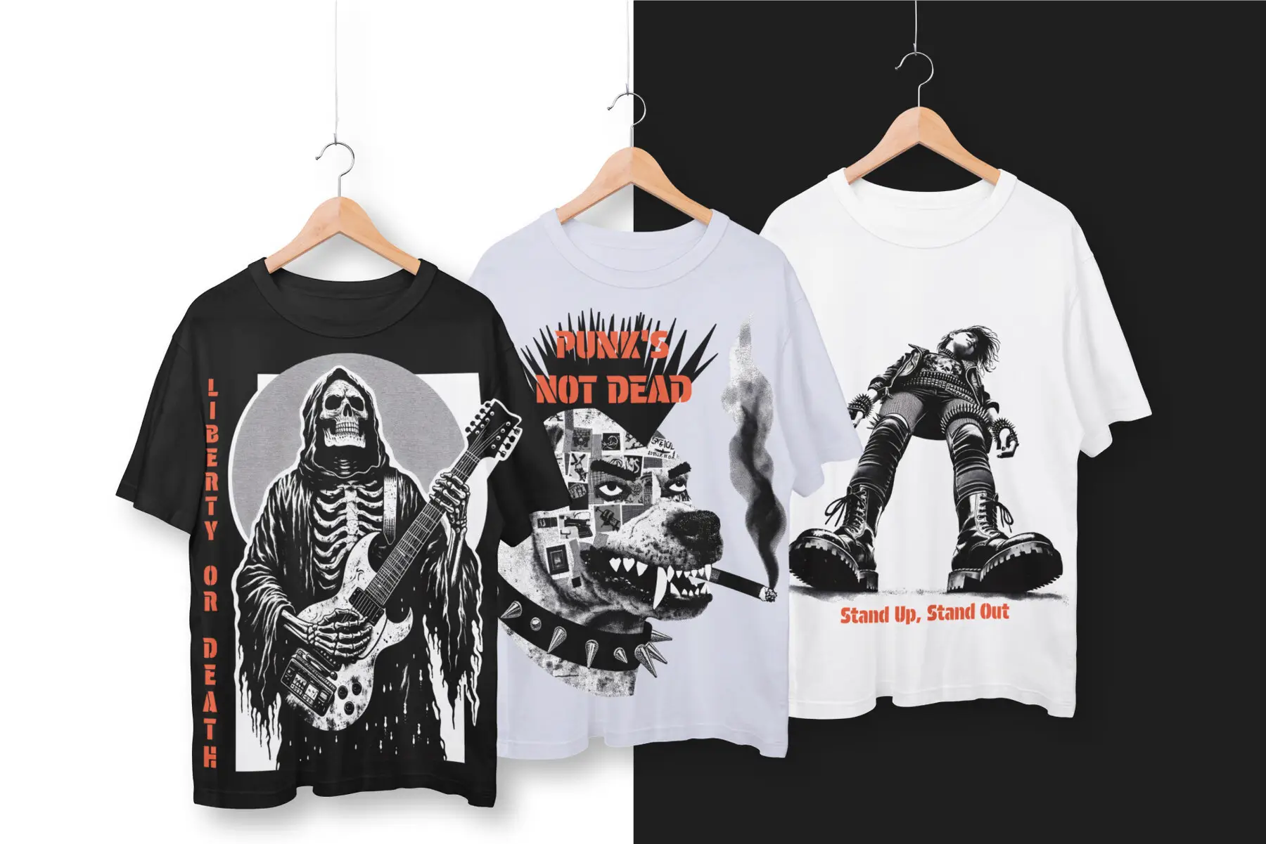 Grunge Punk Prints Graphics - YouWorkForThem