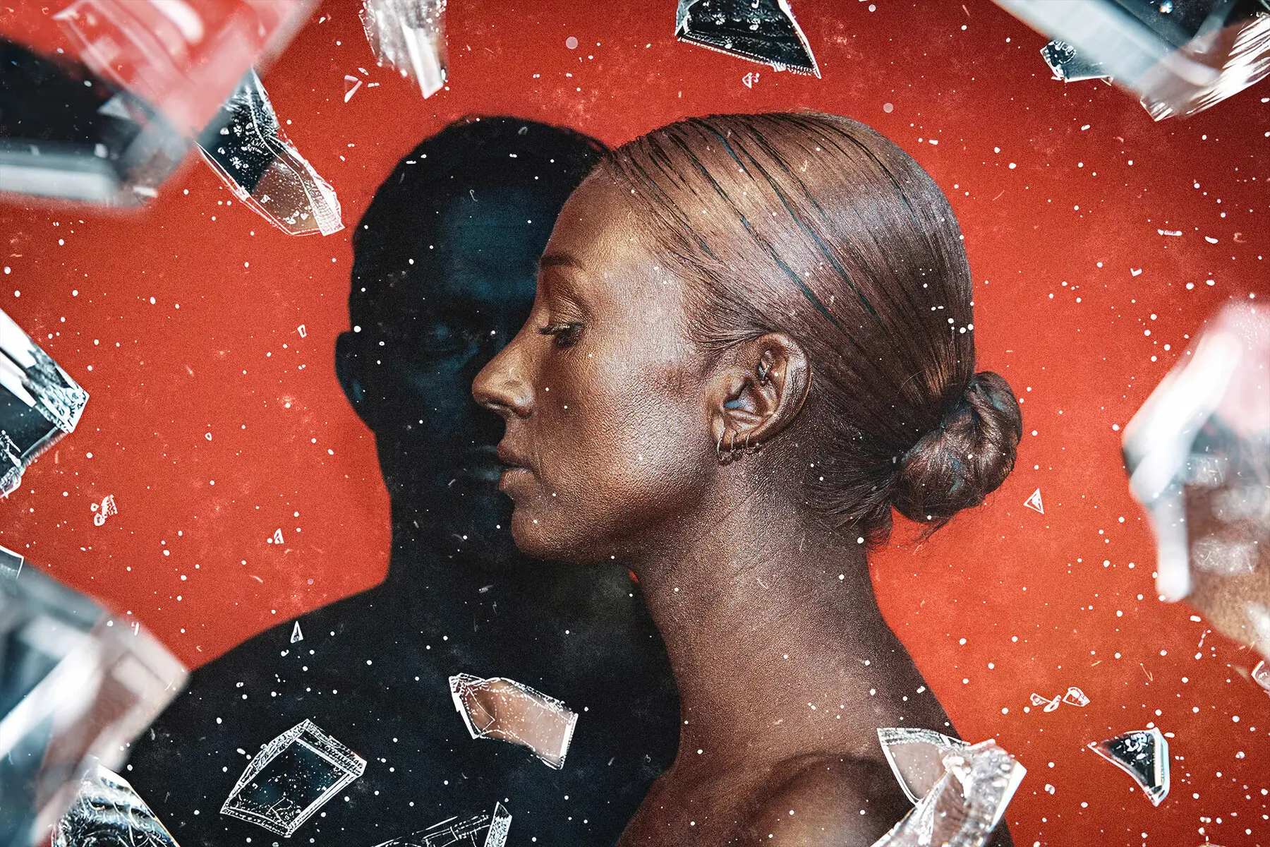 Glass Fragments Photo Effect - YouWorkForThem