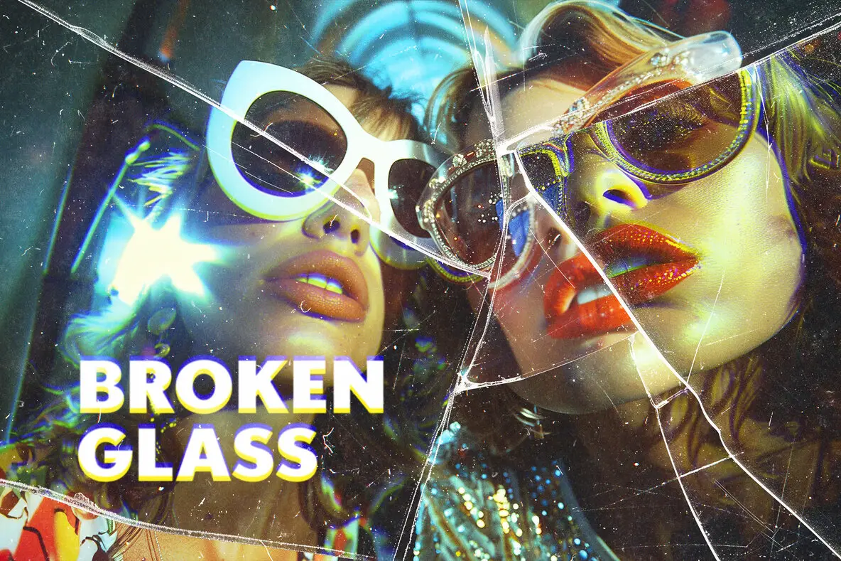 Glass Distortion Photo Effect - YouWorkForThem