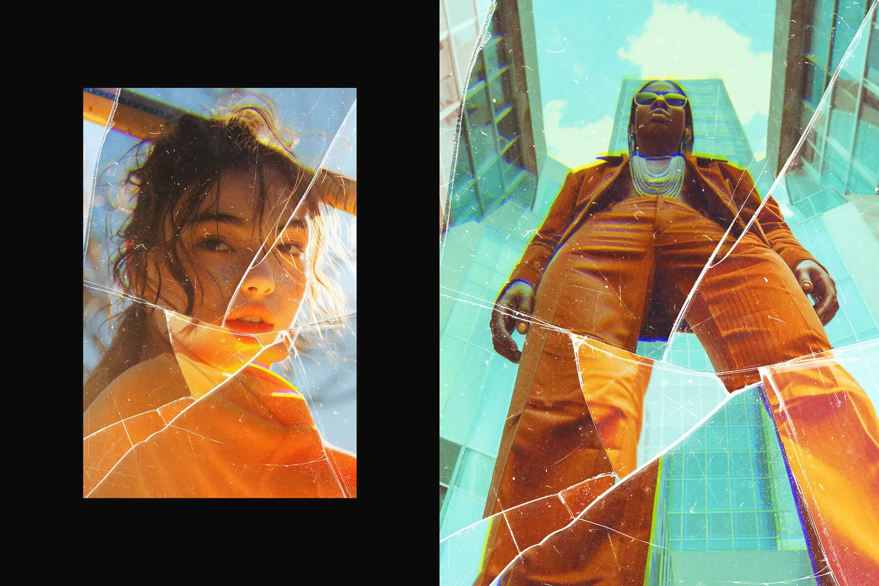 Glass Distortion Photo Effect - YouWorkForThem