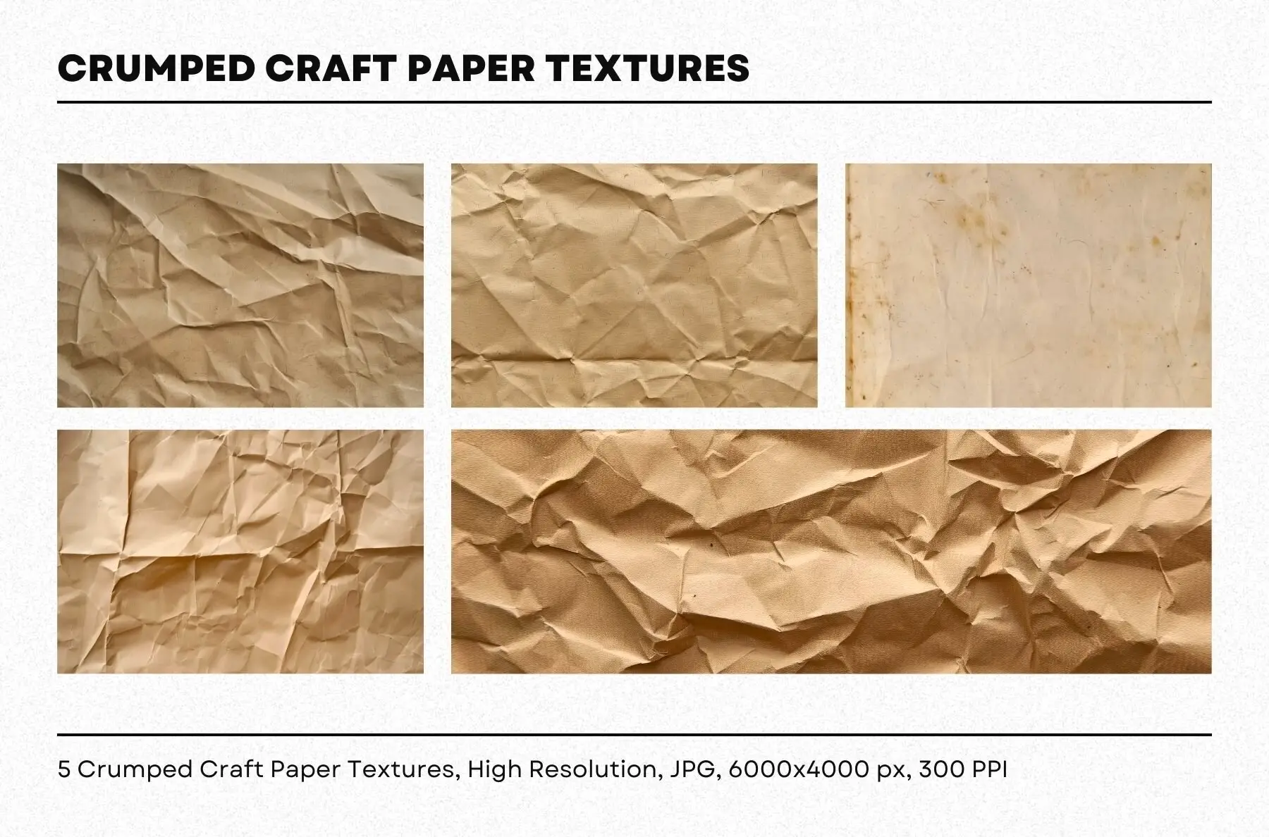 16 Crumpled Paper Textures Graphics - YouWorkForThem