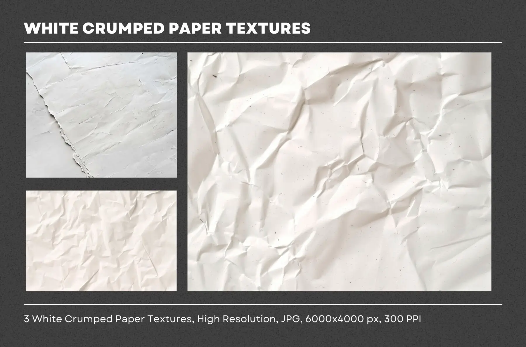 16 Crumpled Paper Textures Graphics - YouWorkForThem