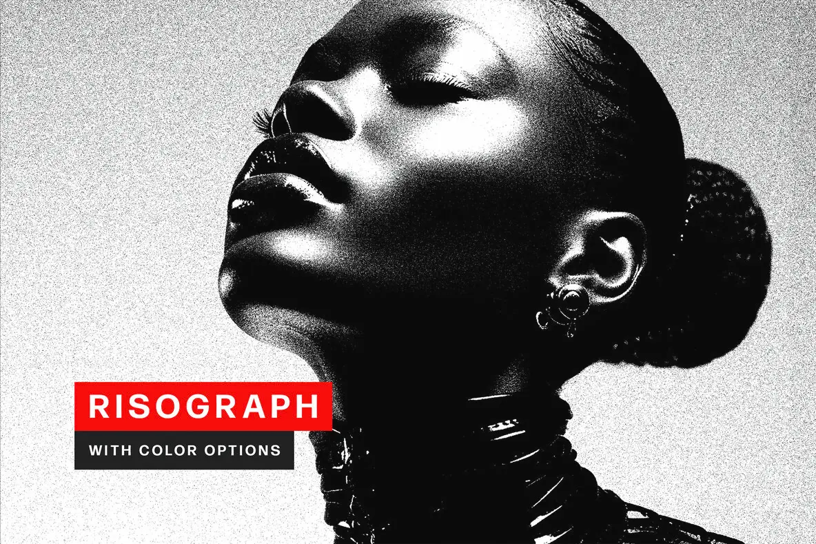 Risograph Duotone Photo Effect - YouWorkForThem