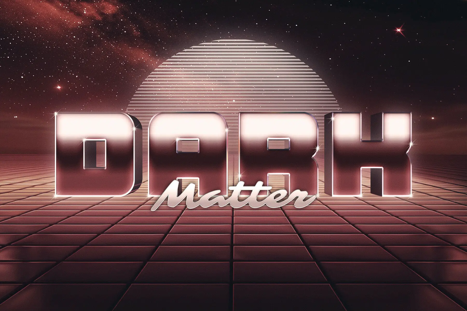 Retrowave Galaxy Text Effect - YouWorkForThem