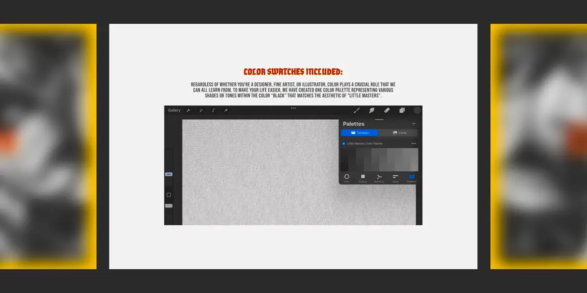 The Little Masters Procreate Kit - YouWorkForThem