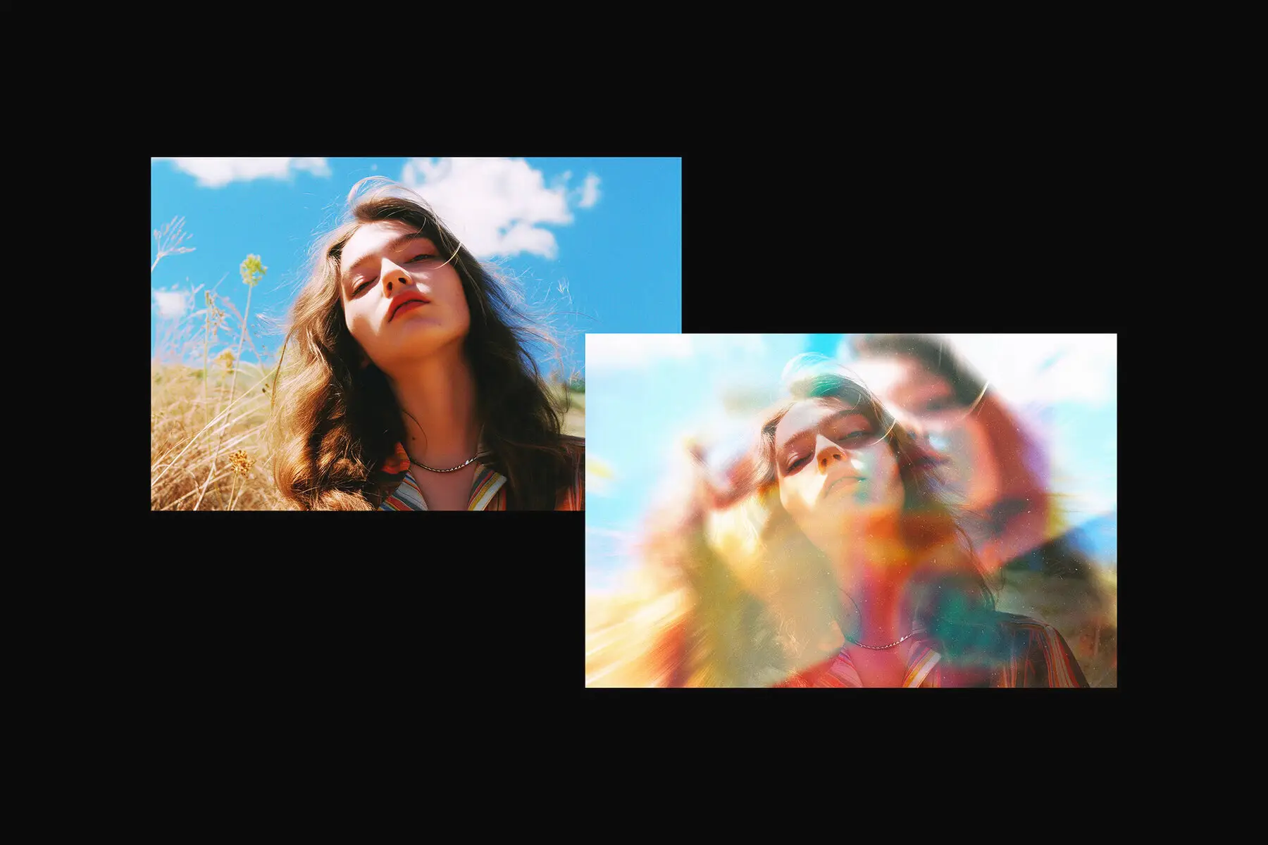 Prism Effect with Light Leak Overlays Graphics - YouWorkForThem