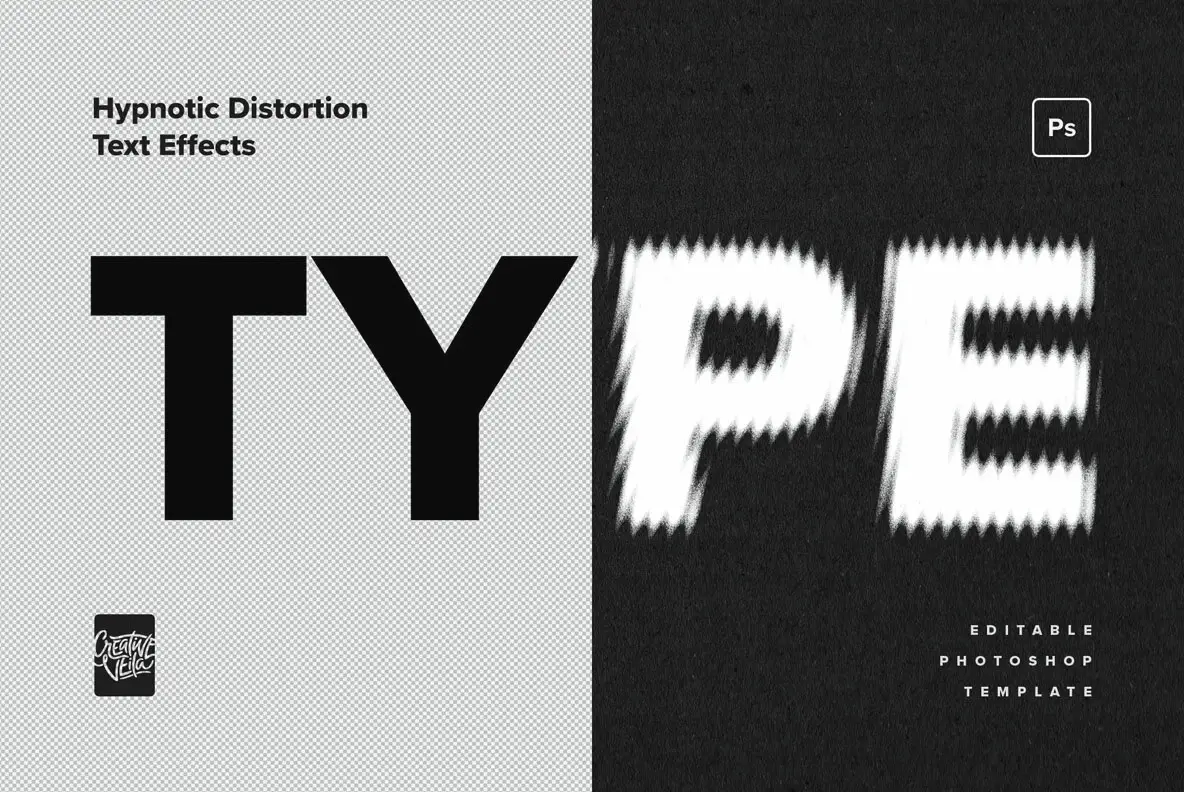 Hypnotic Distortion Text Effects - YouWorkForThem
