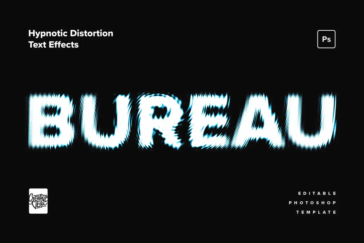 Hypnotic Distortion Text Effects - YouWorkForThem