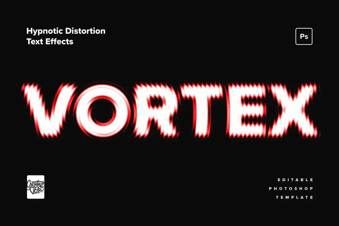 Hypnotic Distortion Text Effects - YouWorkForThem