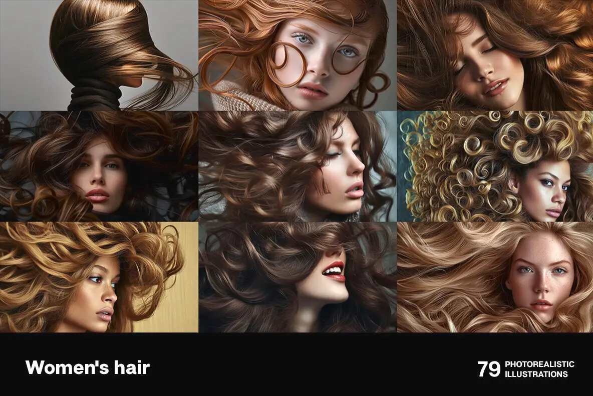 Womens hair Graphics - YouWorkForThem