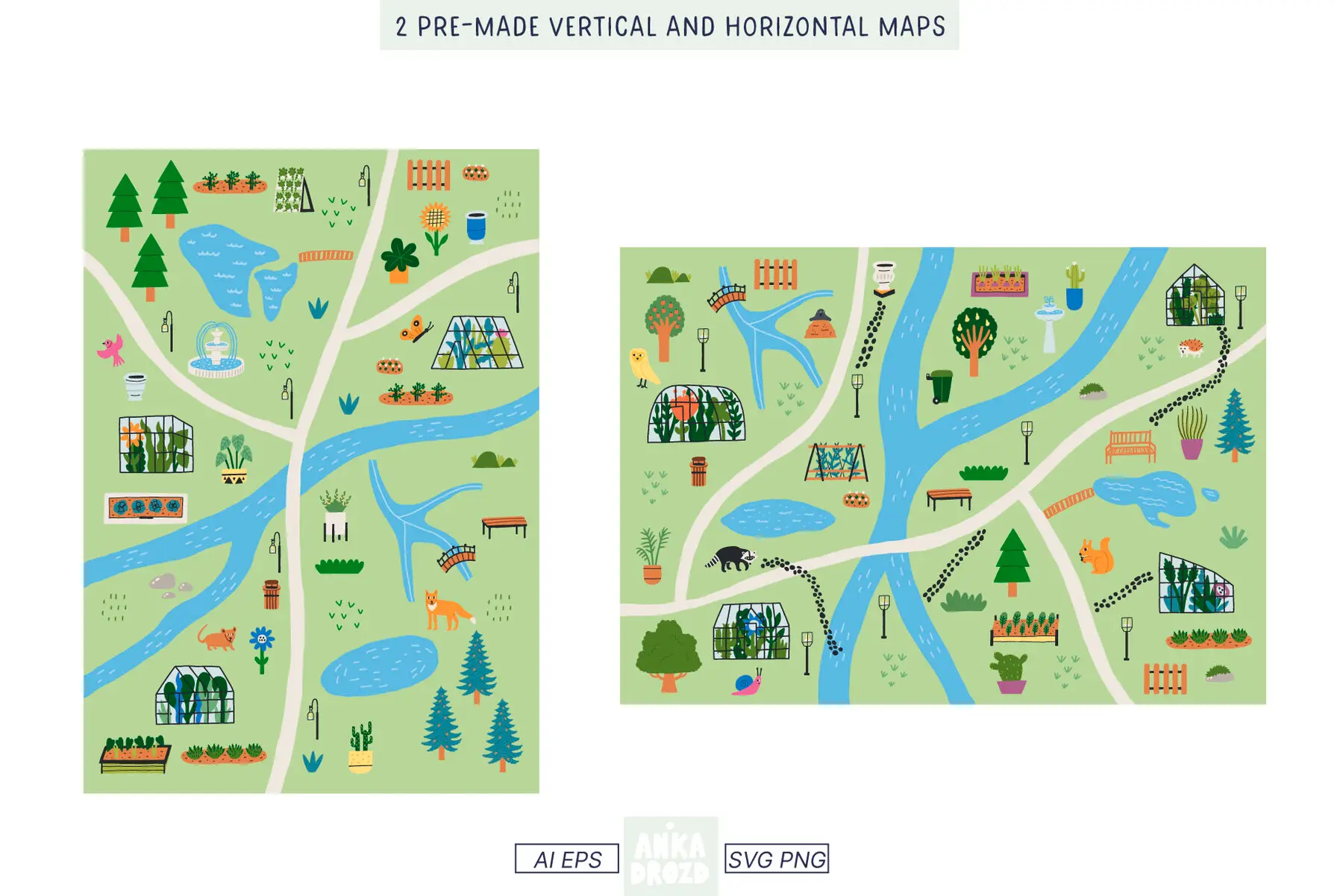 Botanical Garden Map Nature - YouWorkForThem