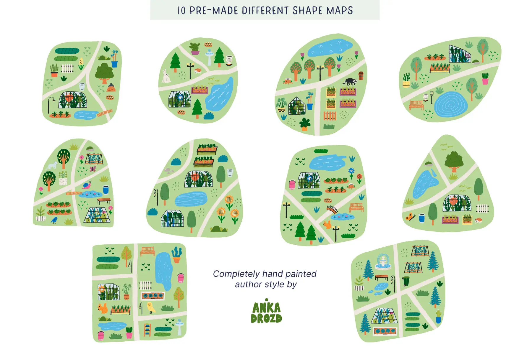 Botanical Garden Map Nature - YouWorkForThem