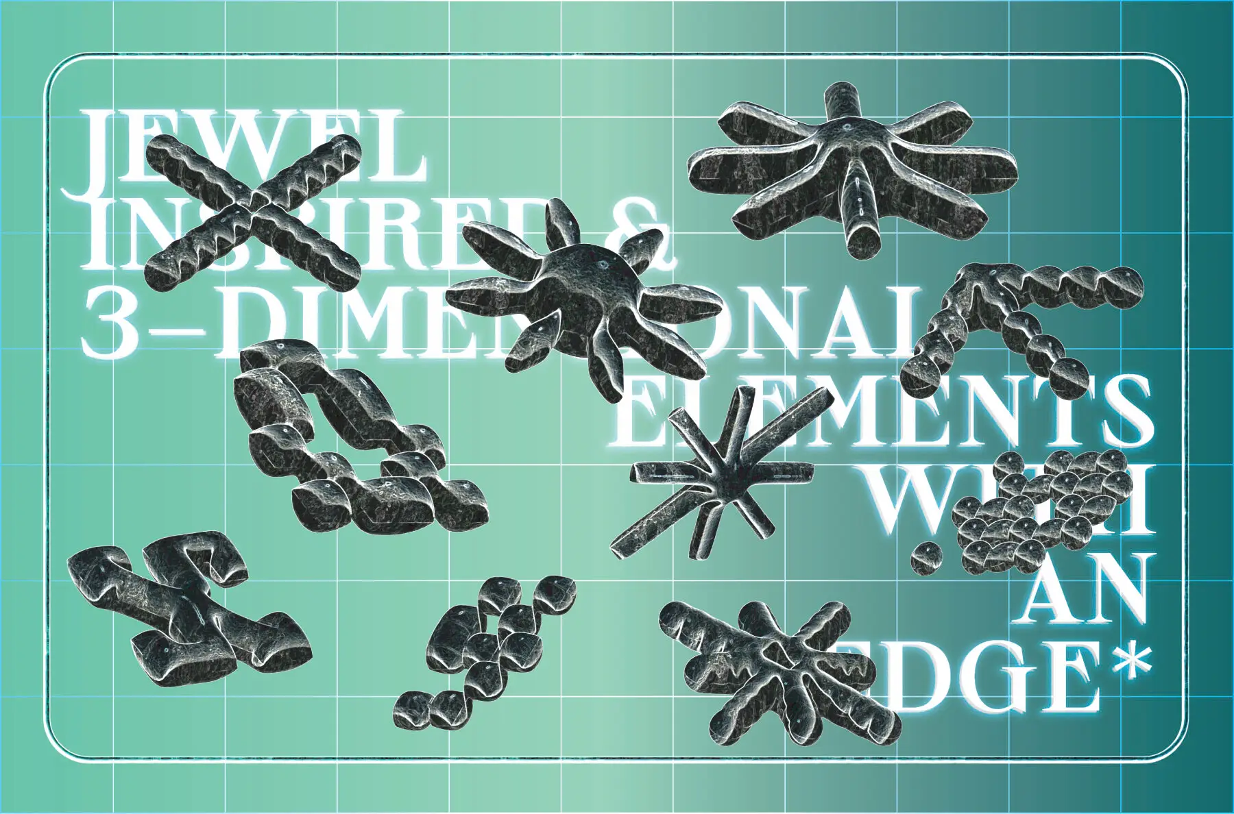 Y2K Marble Glass - Part 1 Graphics - YouWorkForThem